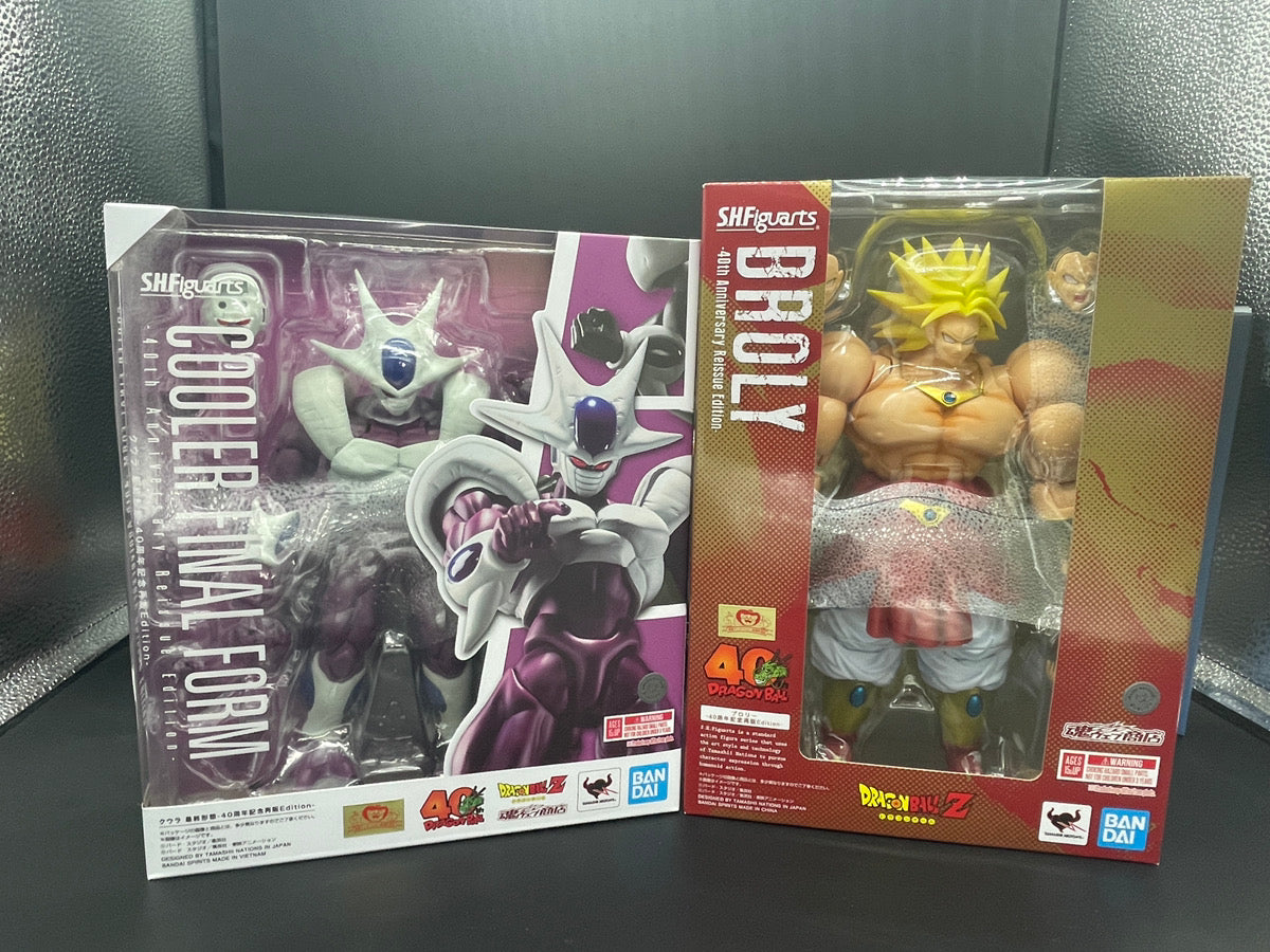 S.H.Figuarts Broly & Cooler Final Form 40th Figure Anniversary Reissue ...